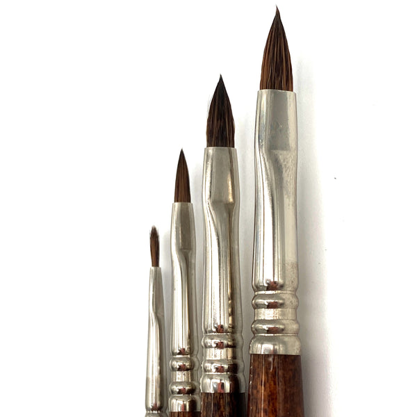 VERSÀTIL Synthetic Kolinsky Sable Hair (filbert) – Kroma Artist's Acrylics