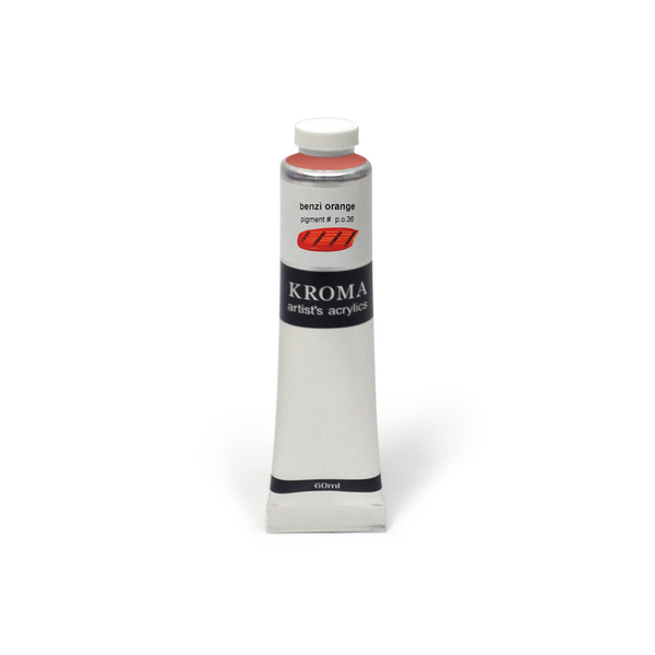 benzi orange – Kroma Artist's Acrylics